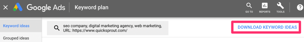 How to Use Google Keyword Planner Tool For SEO