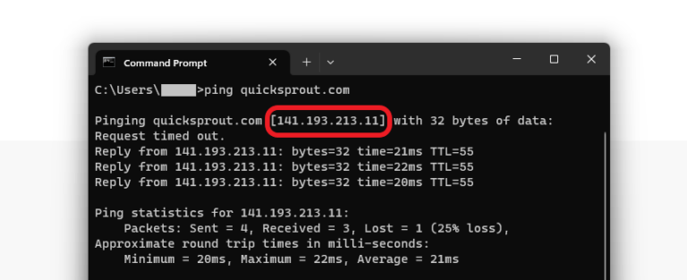 How to Find the IP Address of a Website