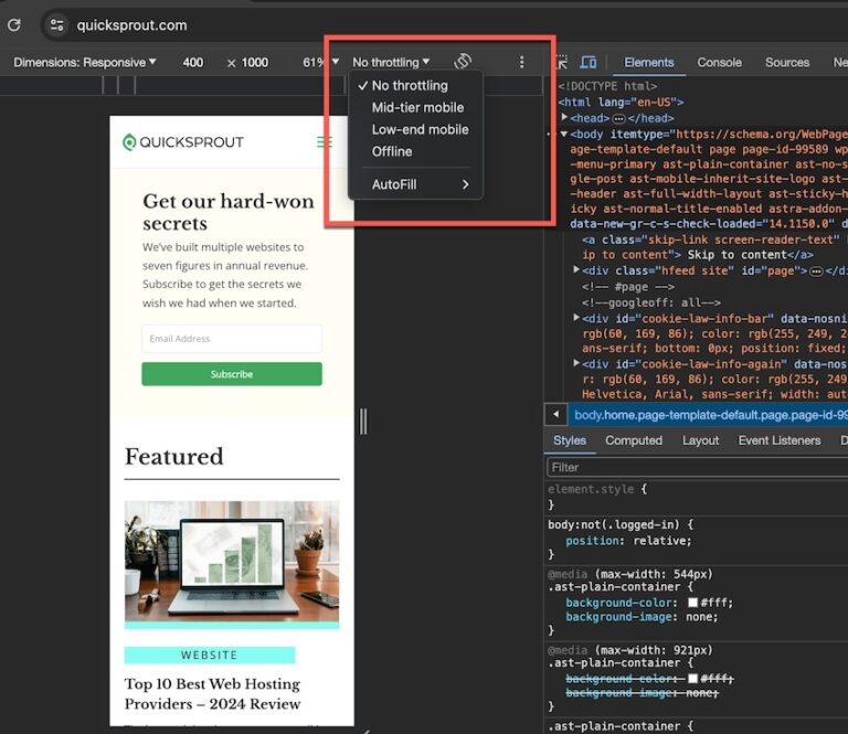 How to View Your Website on Mobile in 30 Seconds or Less